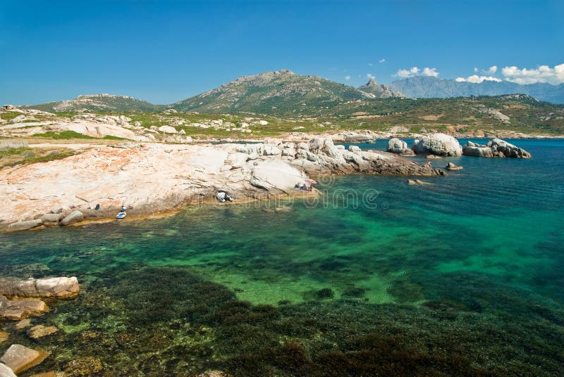 Corsica water (France) stock image. Image of wild, blue - 10431171