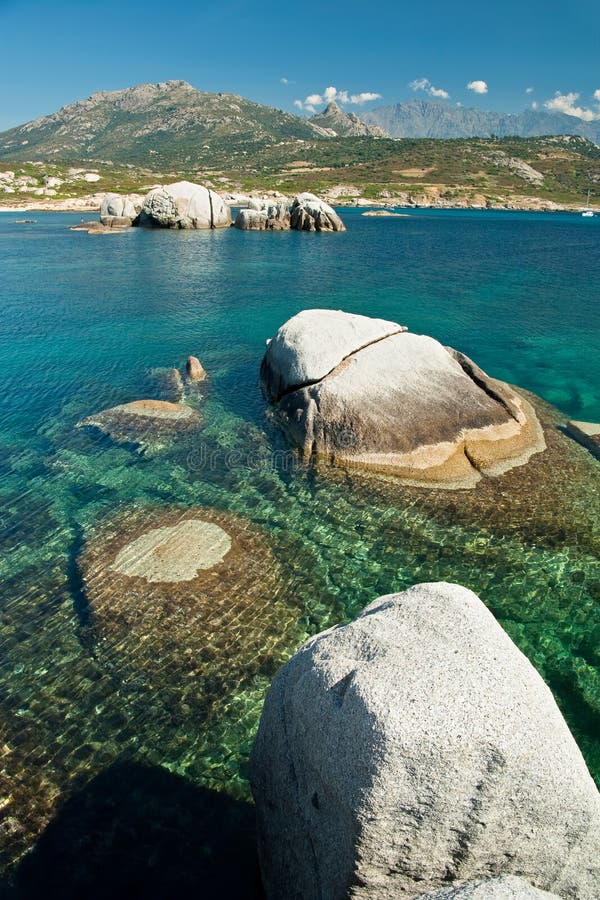Corsica water (France) stock image. Image of sant, beach - 10431369