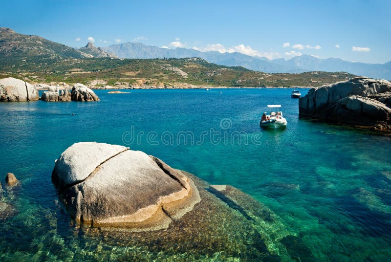 Corsica water (France) stock photo. Image of beach, balagne - 10431438