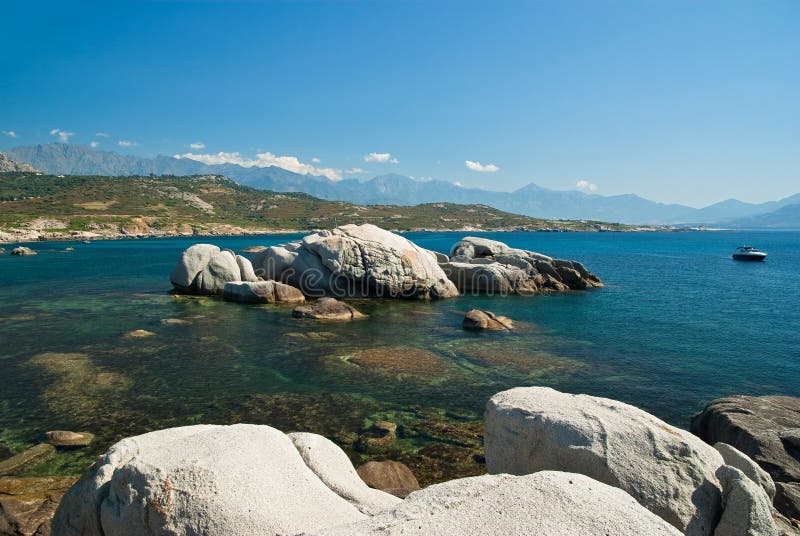 Corsica water (France) stock photo. Image of landscape - 10431486