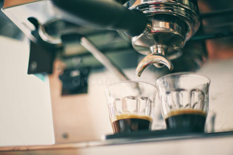 Cortado stock image. Image of specialty, coffee, making - 112255309