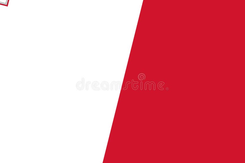 Corte Rectagular De La Bandera De Malta Ilustración del Vector ...