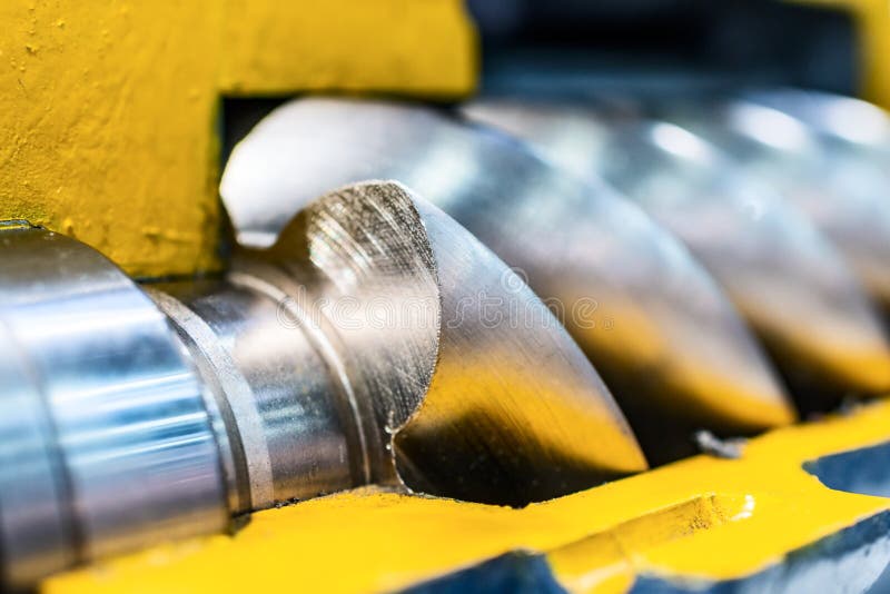 Corte Transversal Del Compresor De Aire Rotor Del Compresor Del ...