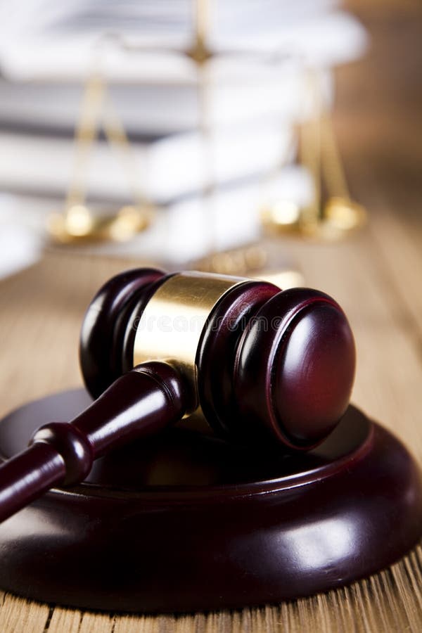Corteje O Martelo, Tema Da Lei, Malho Do Juiz Foto de Stock - Imagem de ...