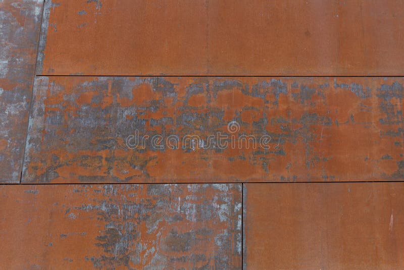 Corten Steel Textures. Rusty Metal Stock Photo - Image of industrial ...