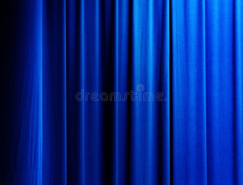 Fundo azul da cortina imagem de stock. Imagem de cortina - 147441265
