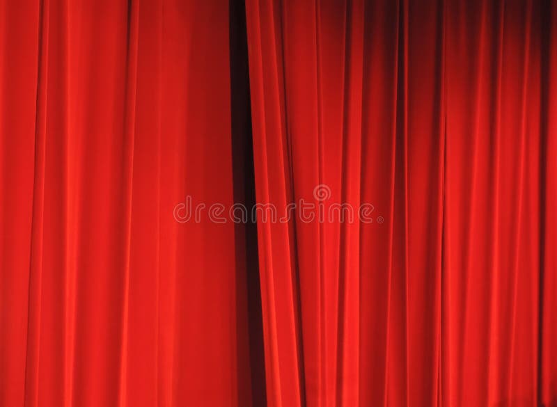 Cortinas rojas imagen de archivo. Imagen de apertura - 36974349