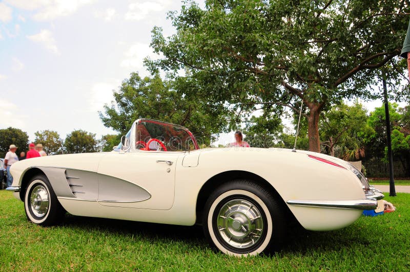 1958 Corvette Convertible stock image. Image of color - 85985225