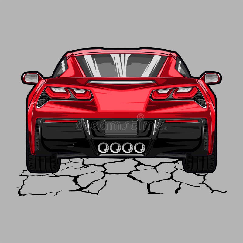 Corvette C7 Drawing
