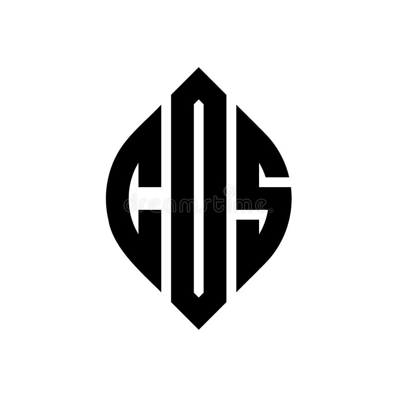 COS Circle Letter Logo Design with Circle and Ellipse Shape. COS ...