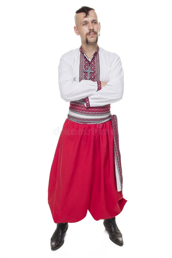 Cosaco aislado imagen de archivo. Imagen de historia - 56675345