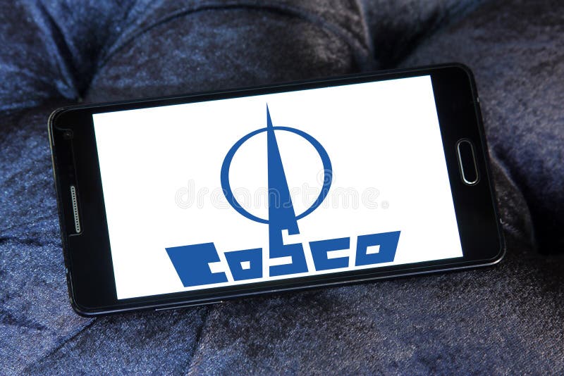 Cosco Container Shipping Logo Editorial Stock Photo - Image of logos ...