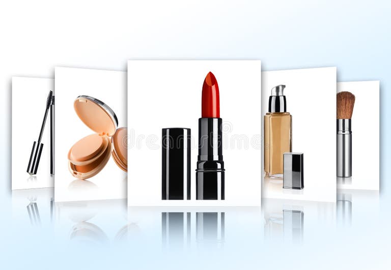 Cosmetic Theme Collage Stock Illustrations – 5 Cosmetic Theme Collage ...
