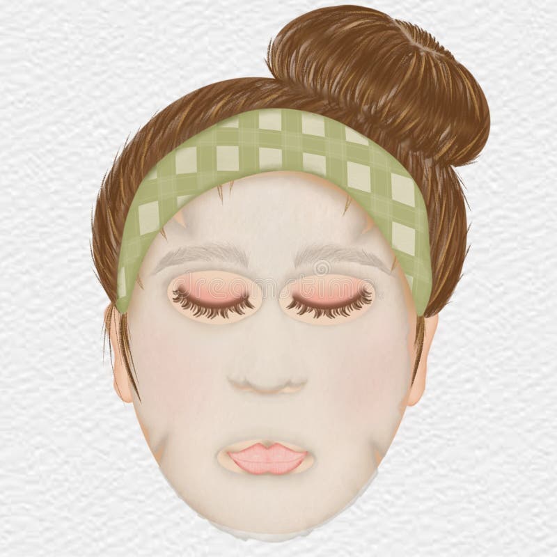 Facial Sheet Mask Cosmetics.with Cucumber Hyaluronic Acid White Mask ...