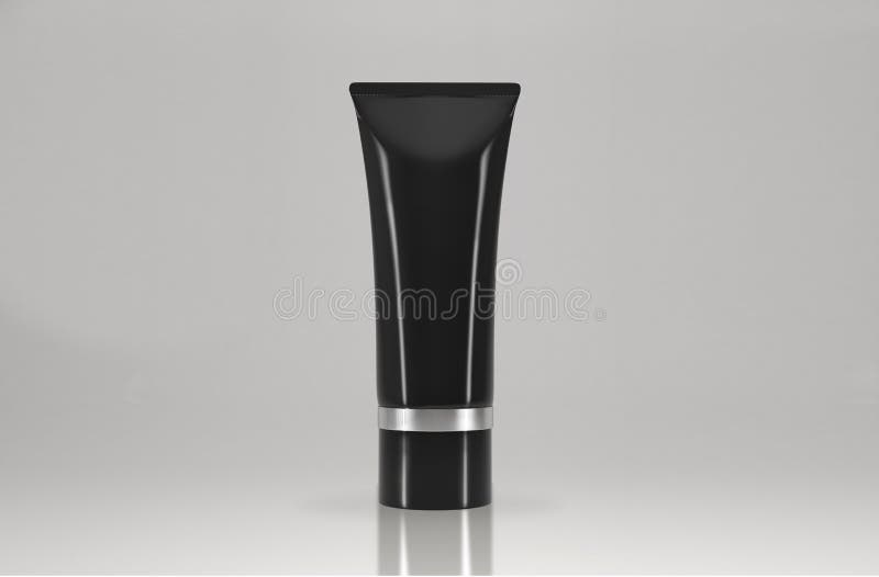Cosmetic bottle tube cream stock illustration. Illustration of ...