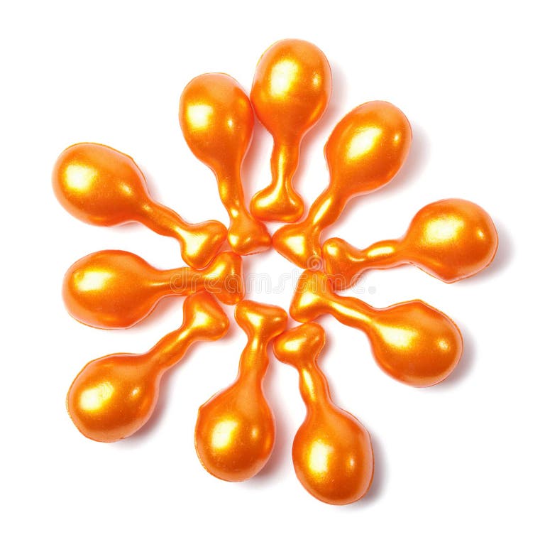 Cosmetic capsules isolated stock image. Image of health - 16295625