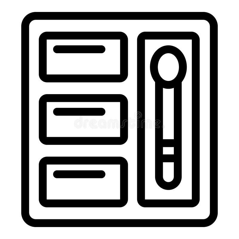 Cosmetic Care Box Icon Outline Vector. Care Face Arch Stock Vector ...