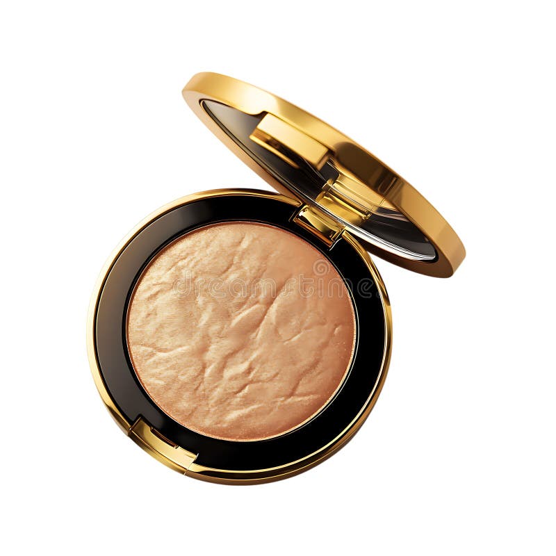 Cosmetic Compact Against Transparent Background Stock Illustration ...