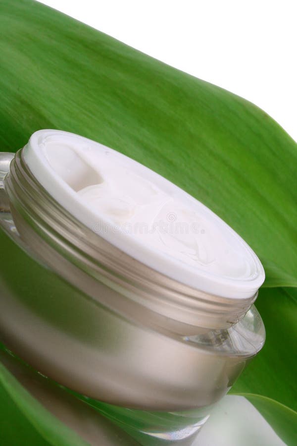 Facial cream stock image. Image of leaf, blur, hygiene - 910649