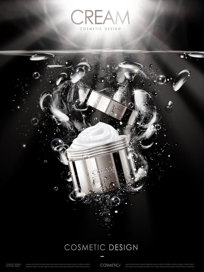 Cosmetic cream stock vector. Illustration of bubbles - 94310960