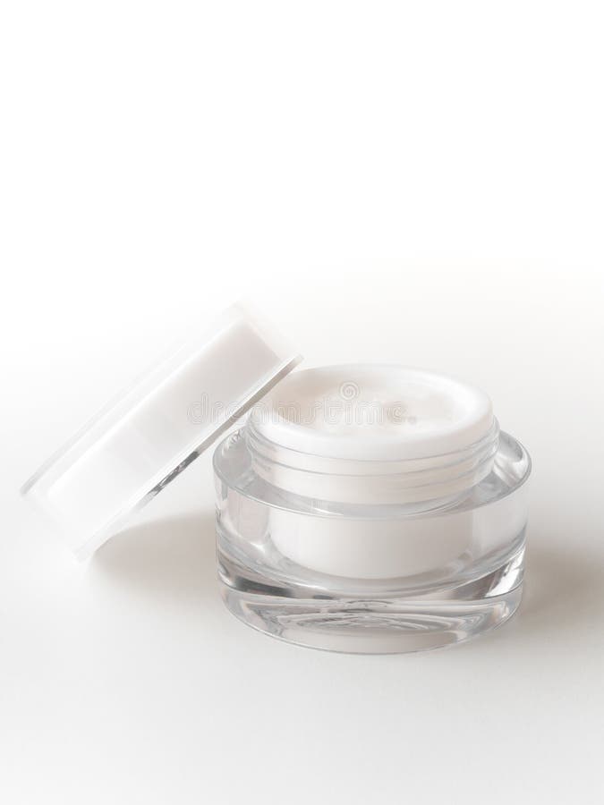 Cosmetic cream containers. stock image. Image of bottle - 60028901