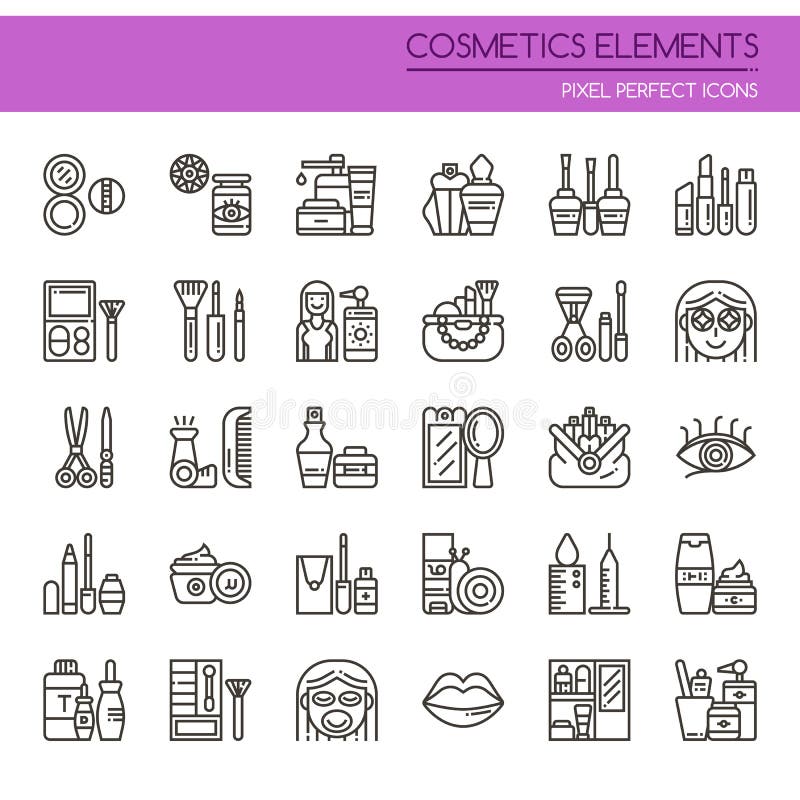 Cosmetic Elements stock illustration. Illustration of cream - 94653463