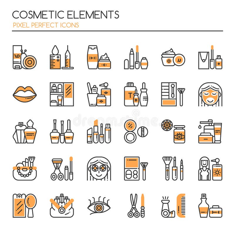 Cosmetic Elements stock illustration. Illustration of cream - 94653463