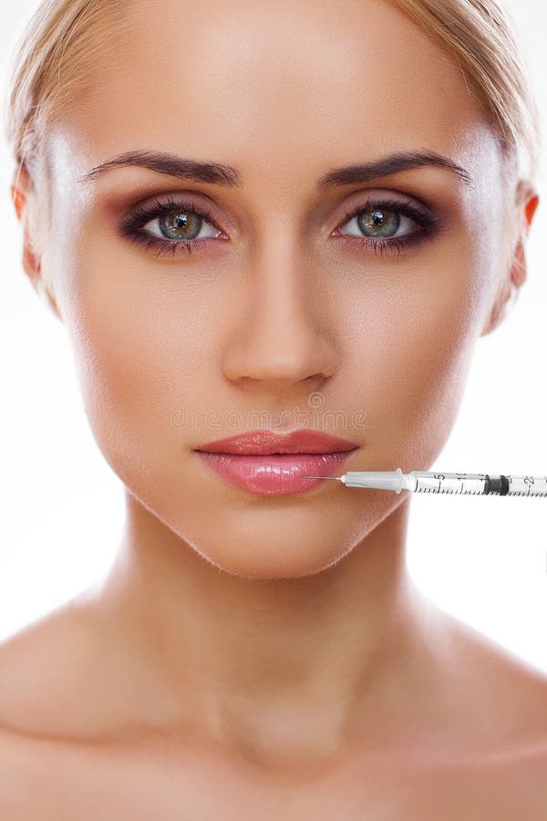 Cosmetic Injection - Forehead Stock Image - Image of forehead, person ...