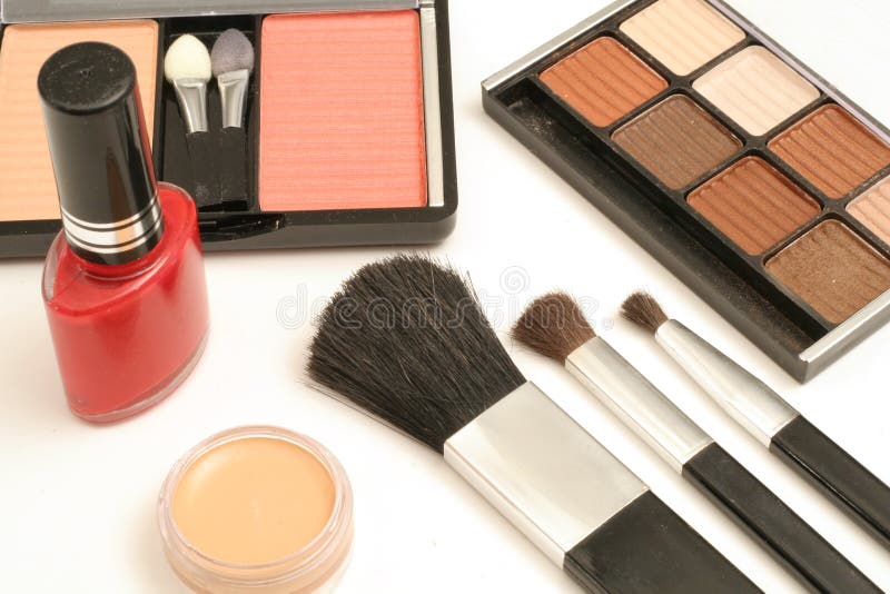 Cosmetic items stock photo. Image of beauty, eyeshadow - 1785570