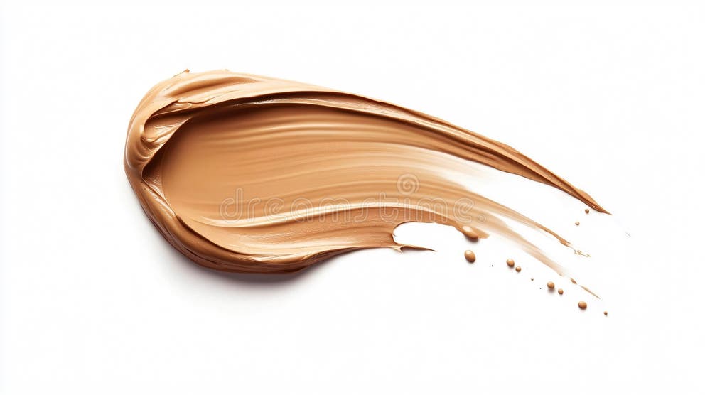 Cosmetic Make Up Smudge Smear or Swipe Isolated Stock Illustration ...