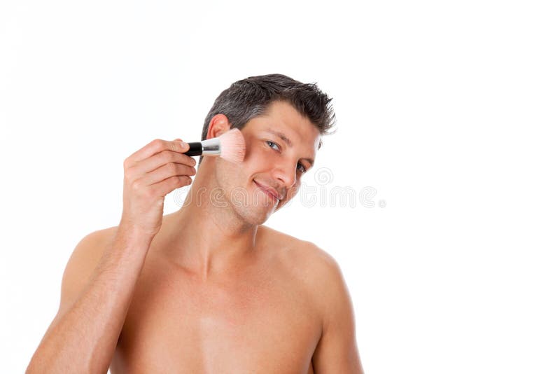 Cosmetic man stock photo. Image of face, model, care, caucasian - 9451278