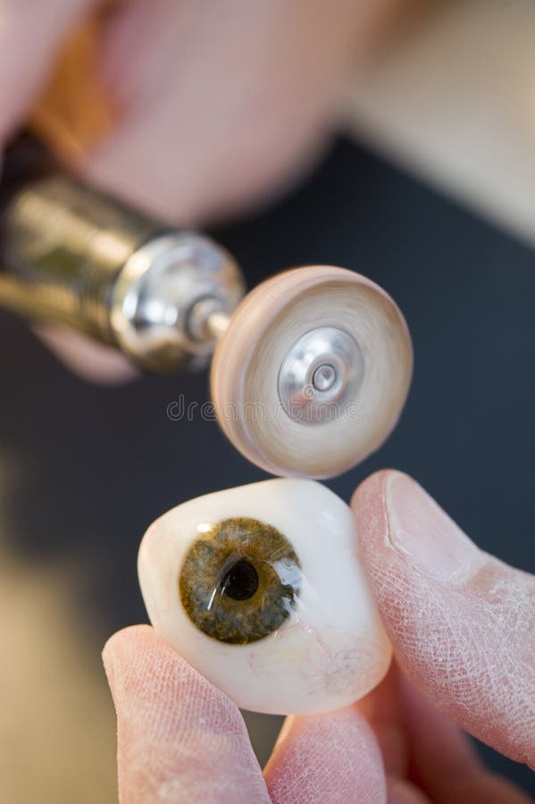 Glass prosthetic eye stock image. Image of artificial - 19590201