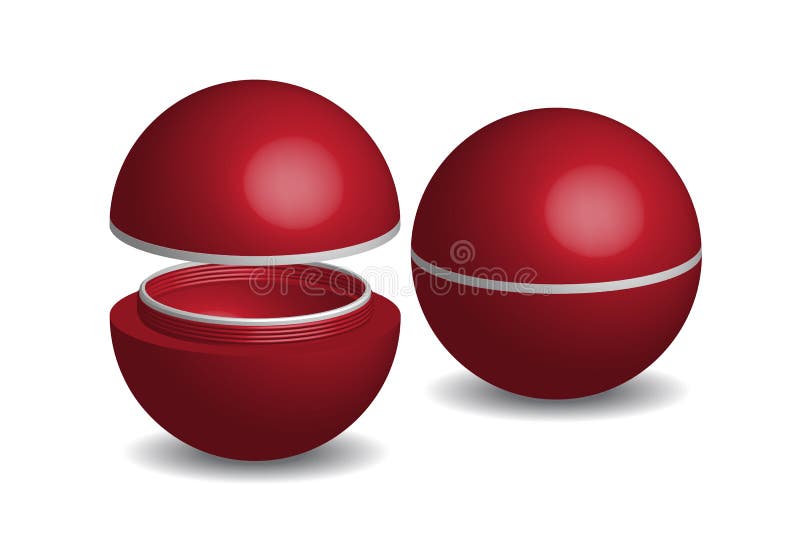 Cosmetic Packaging, Cream, Powder or Gel Jar with Cap, Stock Vector ...