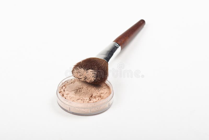 Cosmetic powder stock image. Image of visage, healthy - 14549493