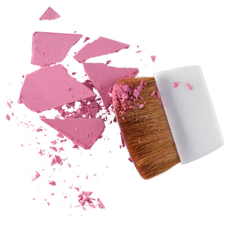 Cosmetic Powder and brush stock photo. Image of brush - 2123316