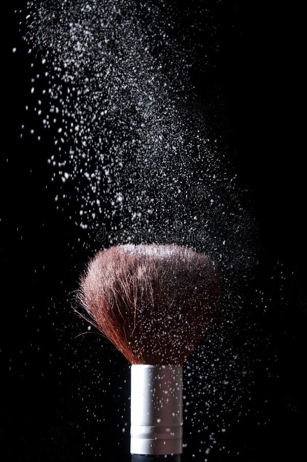 Cosmetic powder brush stock photo. Image of powder, brush - 28431372