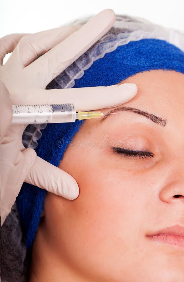 Cosmetic Procedure Botox Injections Stock Photo - Image of injection ...
