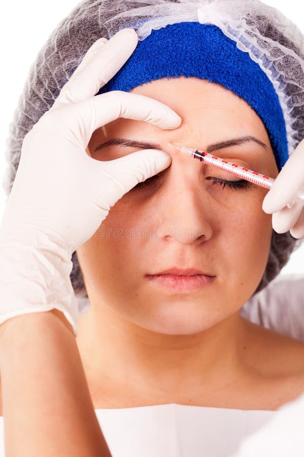 Cosmetic Procedure Botox Injections Stock Photo - Image of botox ...