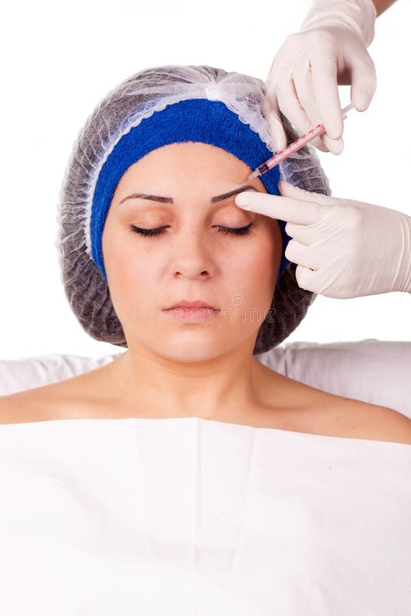 Cosmetic Procedure Botox Injections Stock Photo - Image of face, beauty ...