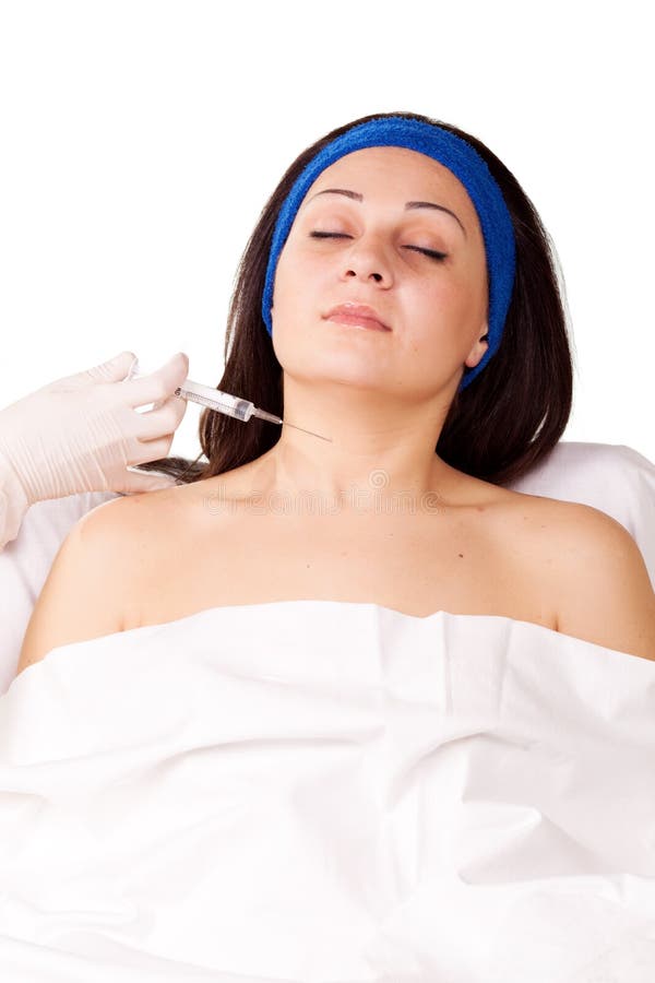 Cosmetic Procedure Botox Injections Stock Image - Image of anesthetic ...