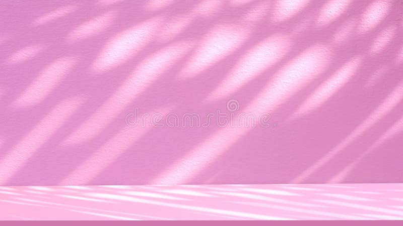 Cosmetic Product Display Presentation Light Shadow Counter Pink Stage ...