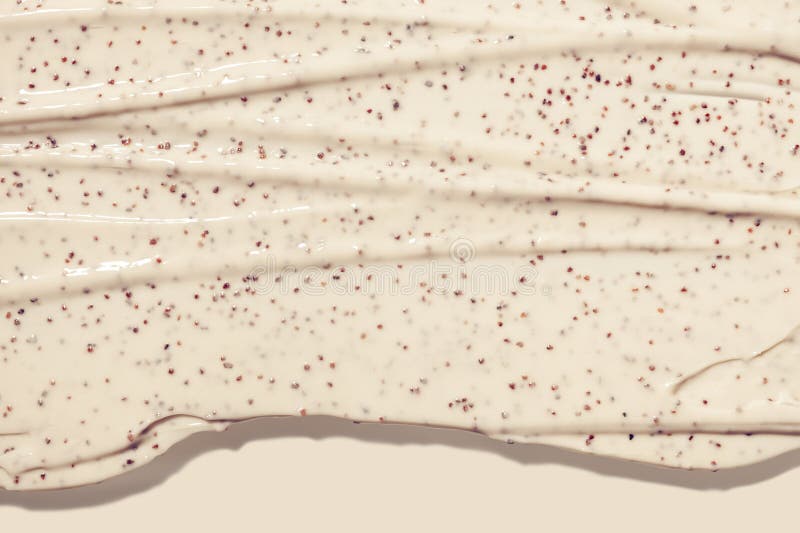 Scrub Swatch with Particles of Grape, Raspberry, Cranberry or Apricot ...