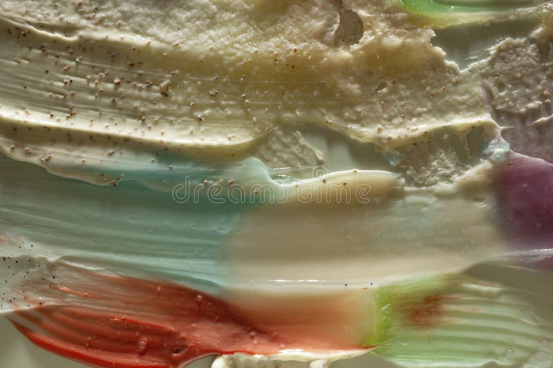 Scrub Swatch with Particles of Grape, Raspberry, Cranberry or Apricot ...