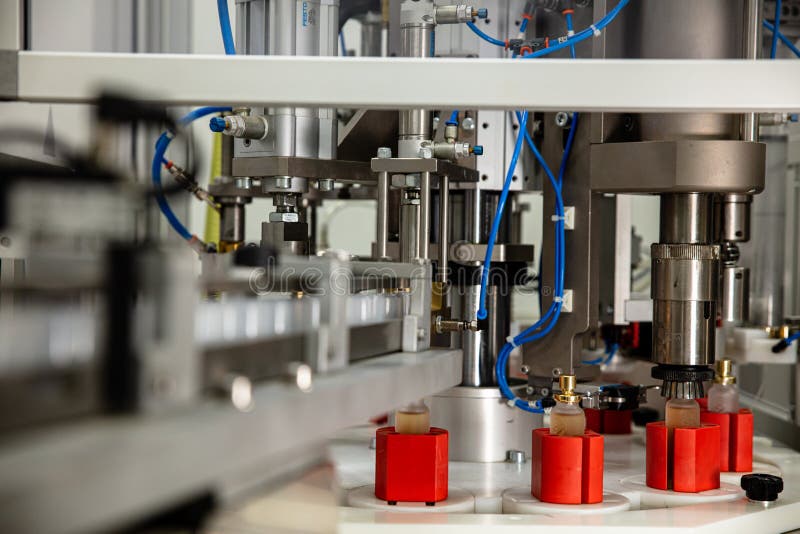Cosmetic Production Technologies Stock Image - Image of manufacture ...