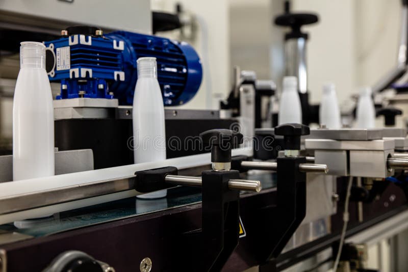 Cosmetic Production Technologies Stock Photo - Image of bottle ...