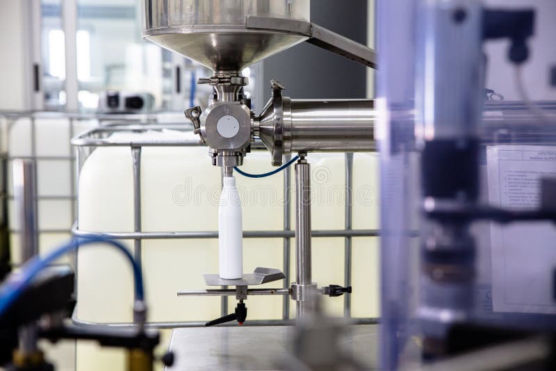 Cosmetic Production Technologies Stock Image - Image of manufacture ...