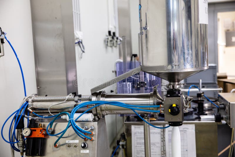 Cosmetic Production Technologies Stock Image - Image of industry ...