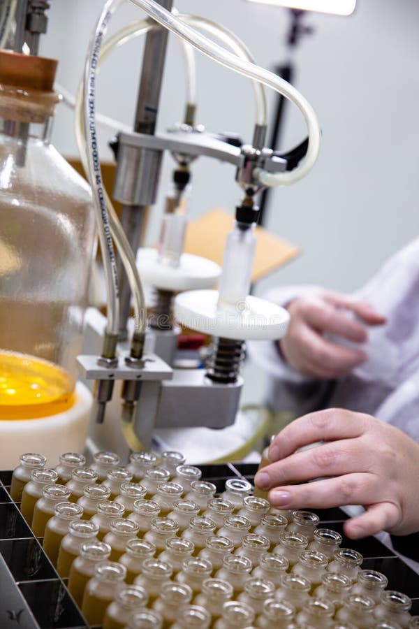 Cosmetic Production Technologies Stock Photo - Image of care, machine ...