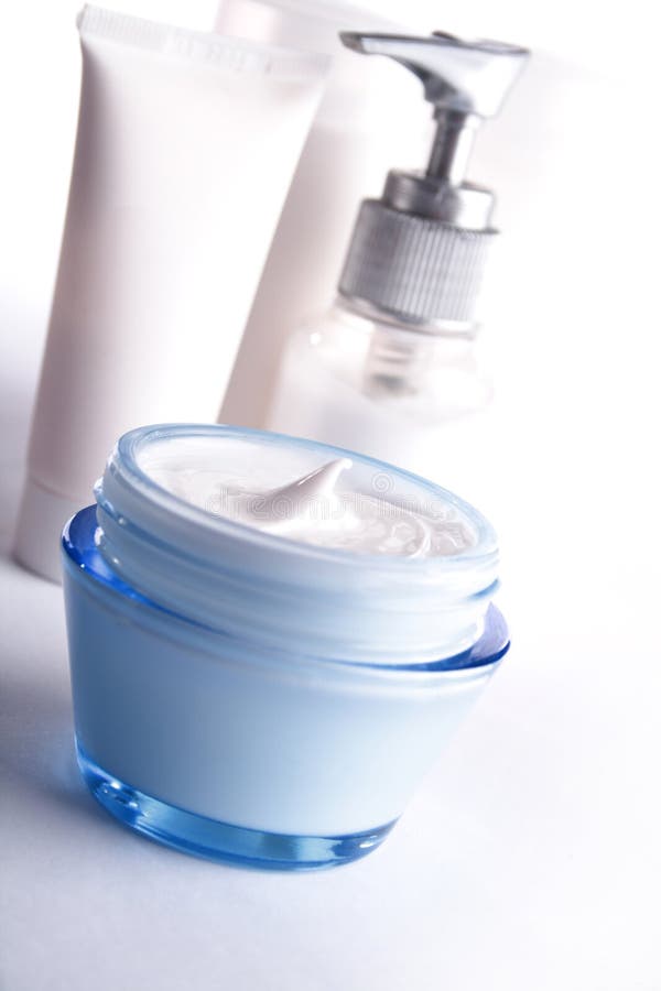 Cosmetic Products - Face Cream Stock Image - Image of group, care: 4433793