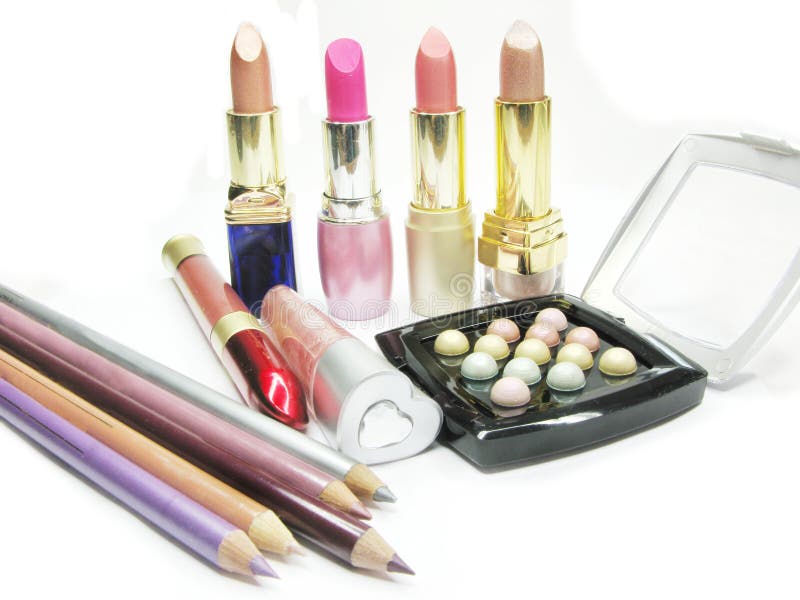 Cosmetic set for makeup stock photo. Image of beauty - 13937020